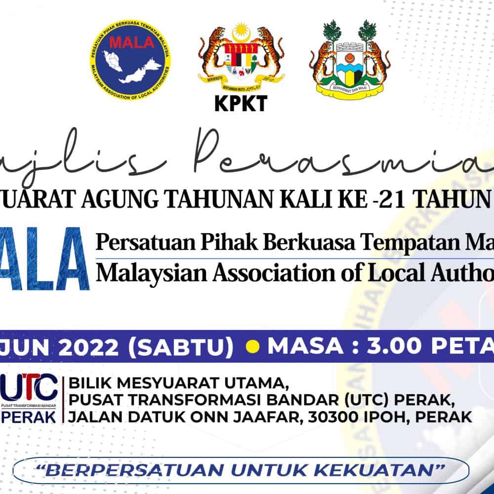 Jemputan Majlis Perasmian Mesyuarat Agung Tahunan Kali Ke21 Tahun 2022 ...