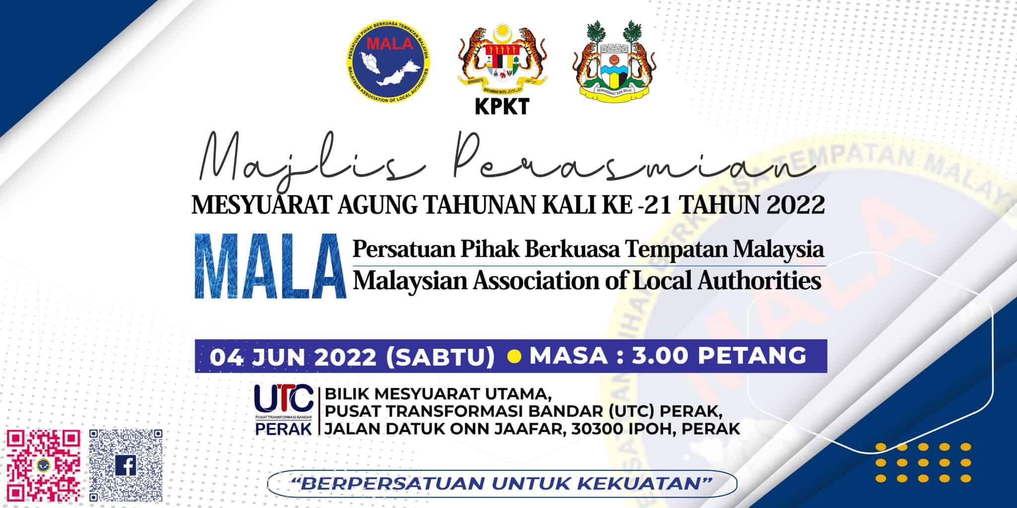 Jemputan Majlis Perasmian Mesyuarat Agung Tahunan Kali Ke21 Tahun 2022 ...